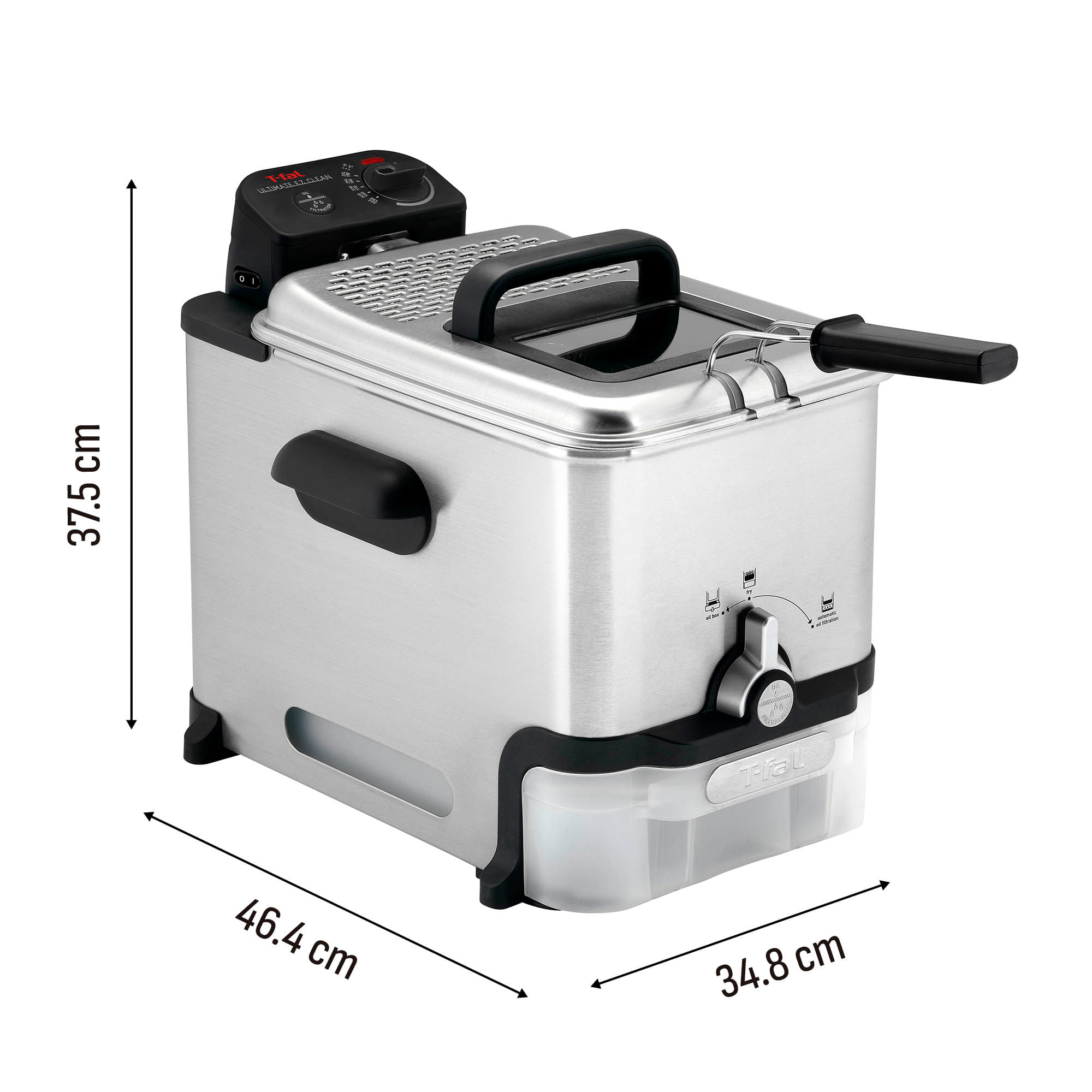 Freidora de Aceite 3.5 L Oleo Clean Pro - T-fal México